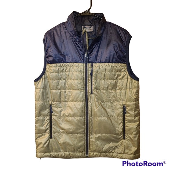 REI | Jackets & Coats | Rei Coop Down Puffer Lightweight Vest Bluetan ...